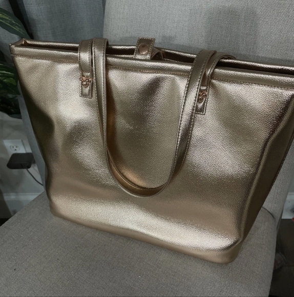 Disney | Bags | Disney Mickey Mouse Rose Gold Tote Bag | Poshmark